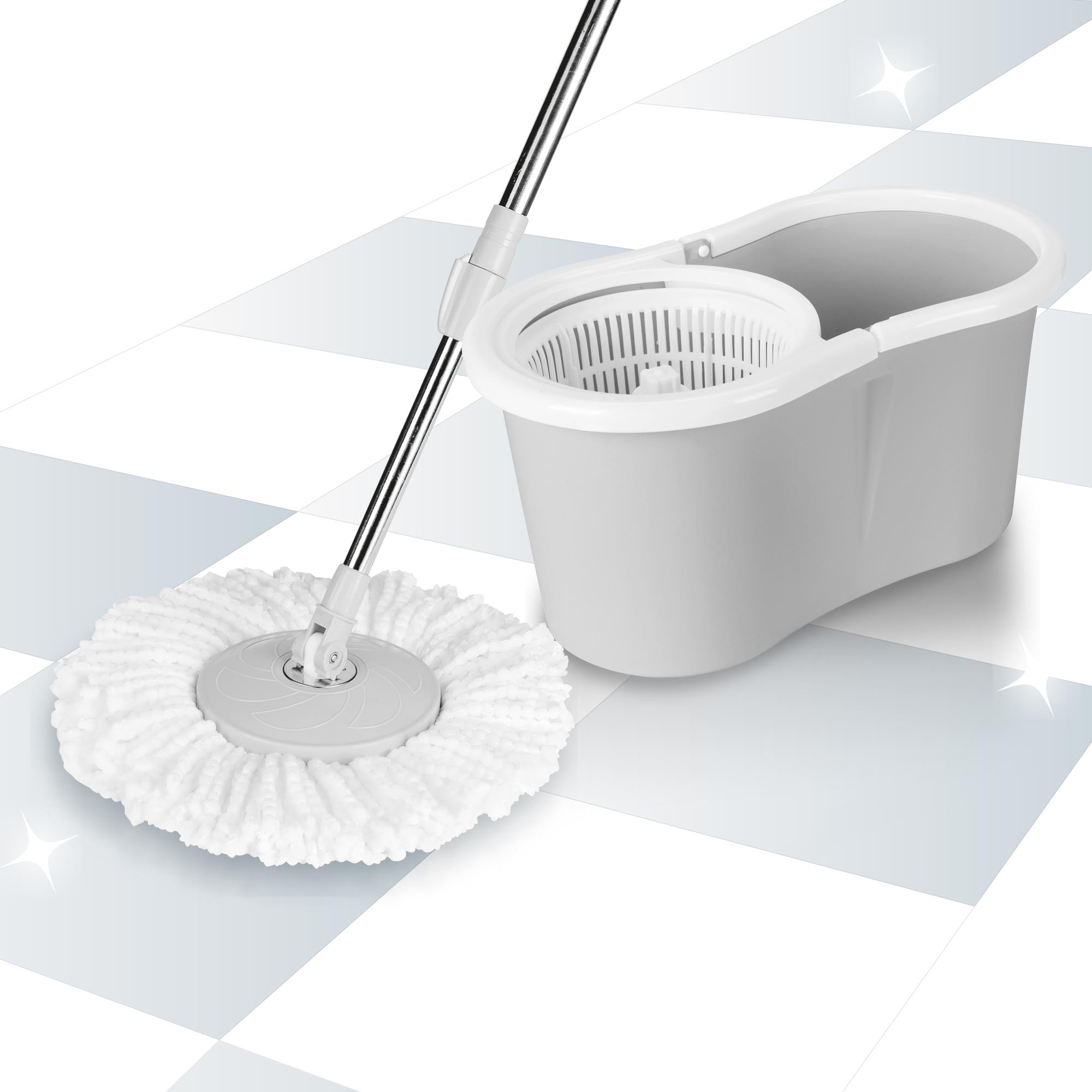 Spin Mop - Light Grey – Lewis's